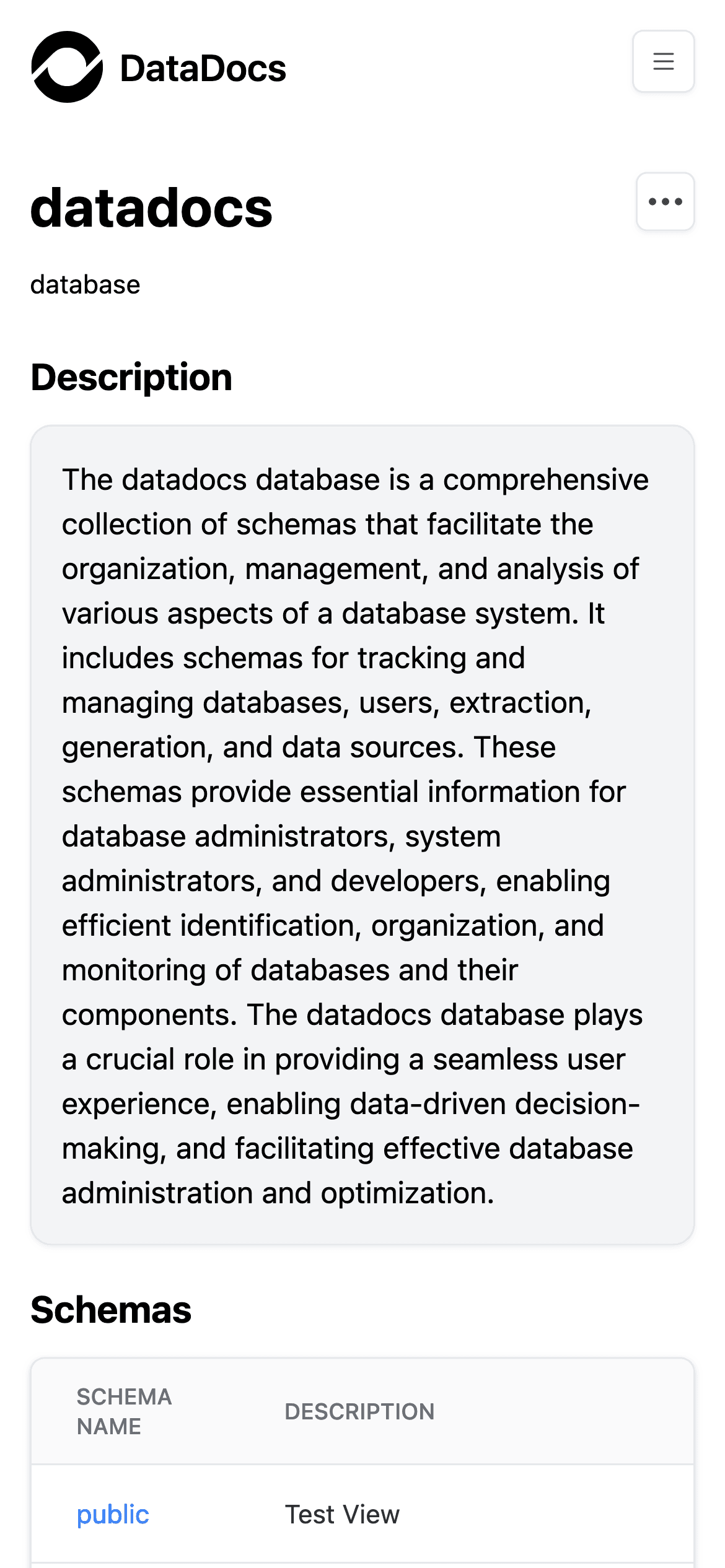 DataDocs - Product